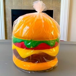 Jumbo Squish | Toys | Rare Brand New 95 Jumbo Hamburger Squishy | Poshmark